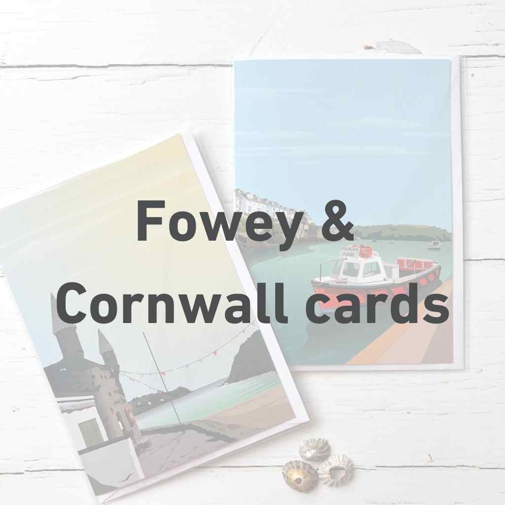 FOWEY & CORNWALL CARDS - Readymoney Beach Shop