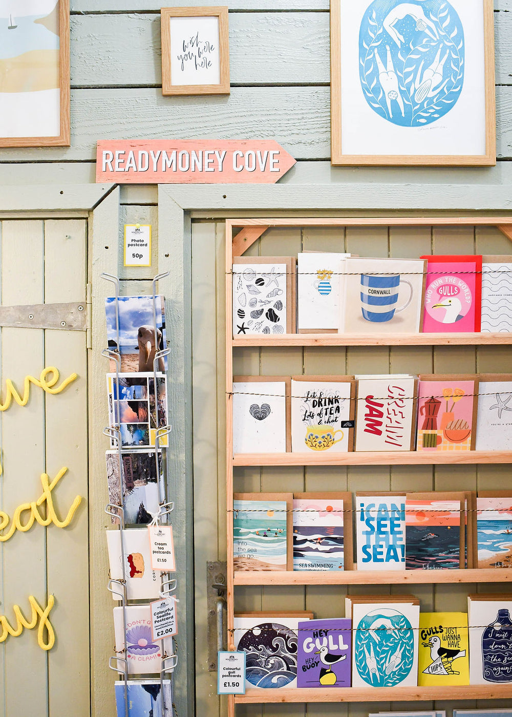 Readymoney Cove Aerial Photo Print - Readymoney Beach Shop